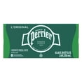 Perrier Sparkling Mineral Water, Bottled, 11.15 FL OZ Glass Case (Bulk ...