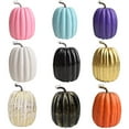 Artificial Foam Pumpkin Autumn Harvest Ornament for Thanksgiving Table ...