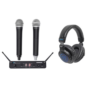 (4) Samson M10 Handheld Dynamic Vocal Microphones with Tripod ...