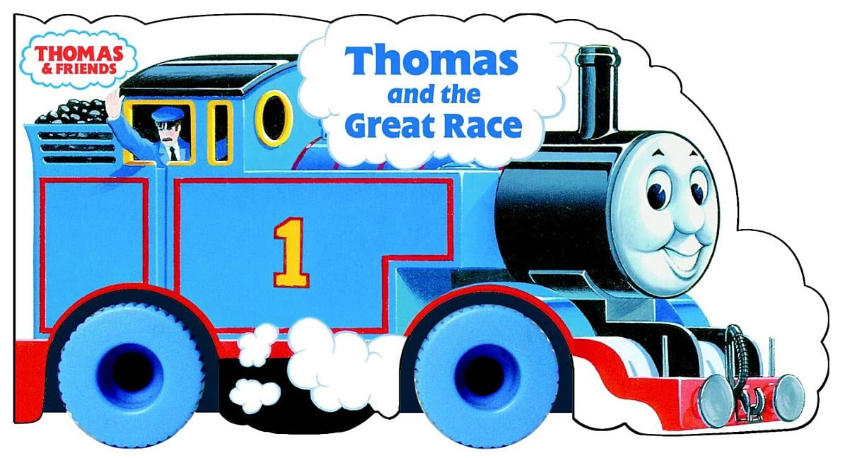 Thomas the Tank Engine and the Great Rac (Board Book) - Walmart.com