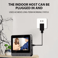 Wireless video smart doorbell: No WiFi/App needed. Features 4.3 ...