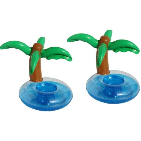 Inflatable Coconut Tree Palm Trees Drink Holders Drink Floaties, Pool ...