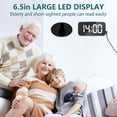 Digital Alarm Clock, Digital Clock Large Display Number, LED Electric ...