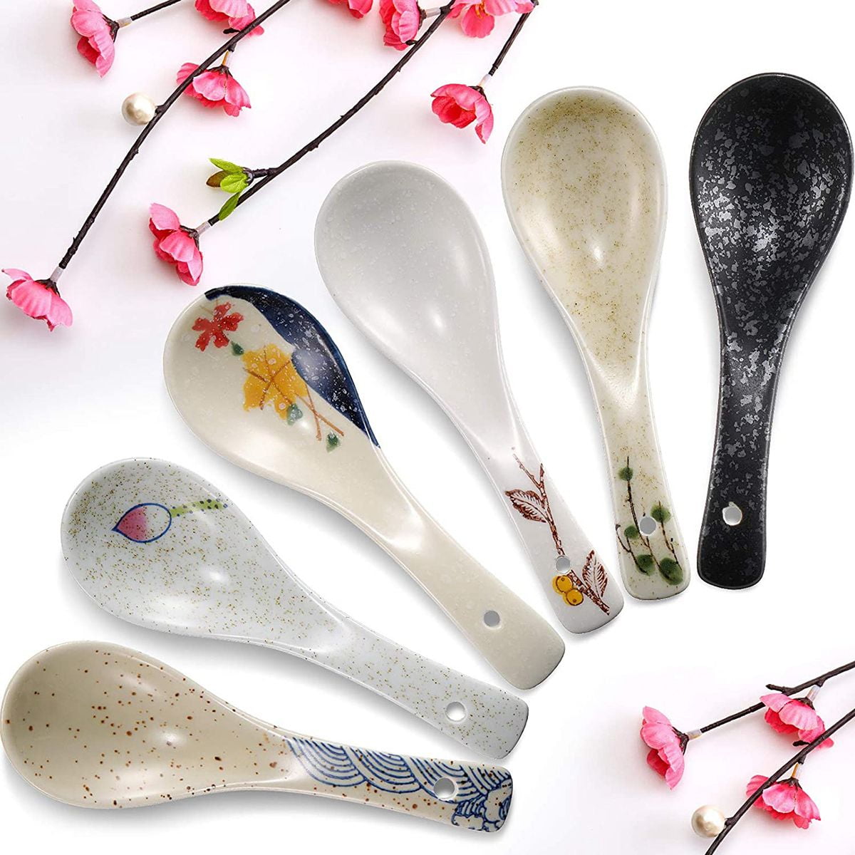 Stirring Baby Dinnerware Eating Mixing Japanese Style Spoons Tableware ...