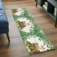 Cartoon Small Deer Runner Rug for Hallway 2x6ft, Watercolor Forest ...