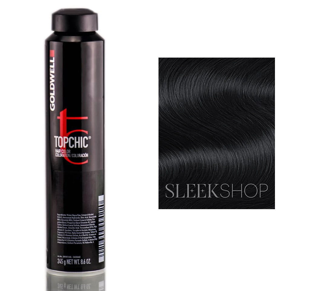 2A - Blue Black , Goldwell Topchic Hair Color (8.6 oz. canister ...