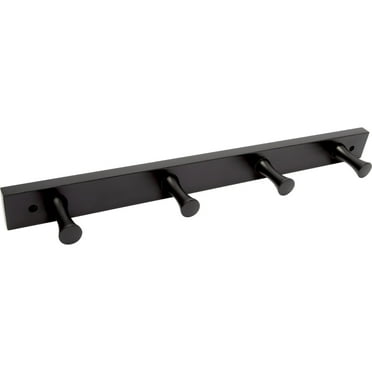 Better Homes & Gardens 18 in. Wall Mounted Metal Hook Rack, 4 Hooks ...