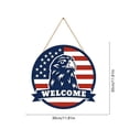 Cififendec 250th Aniversary Welcome Door Sign, 11.81", Patriotic ...