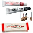Epoxy 330 Glue for Glass, Metal, Ceramics, 1/2 Fluid Ounces, Pack of 2 ...
