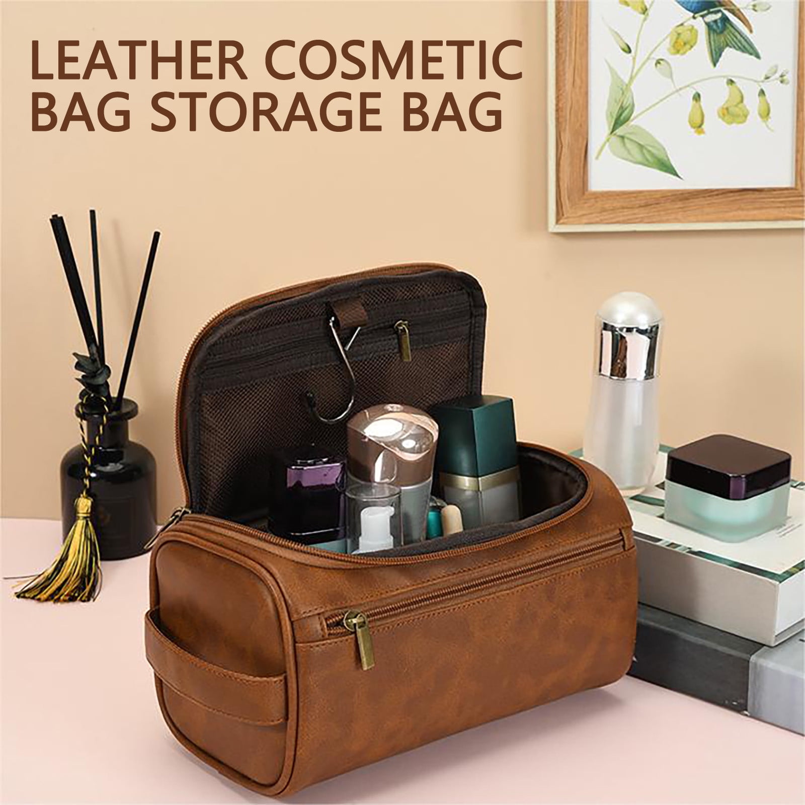 Click here for Aqestyerly Mens Travel Wash Bag Portable Large Cap... prices