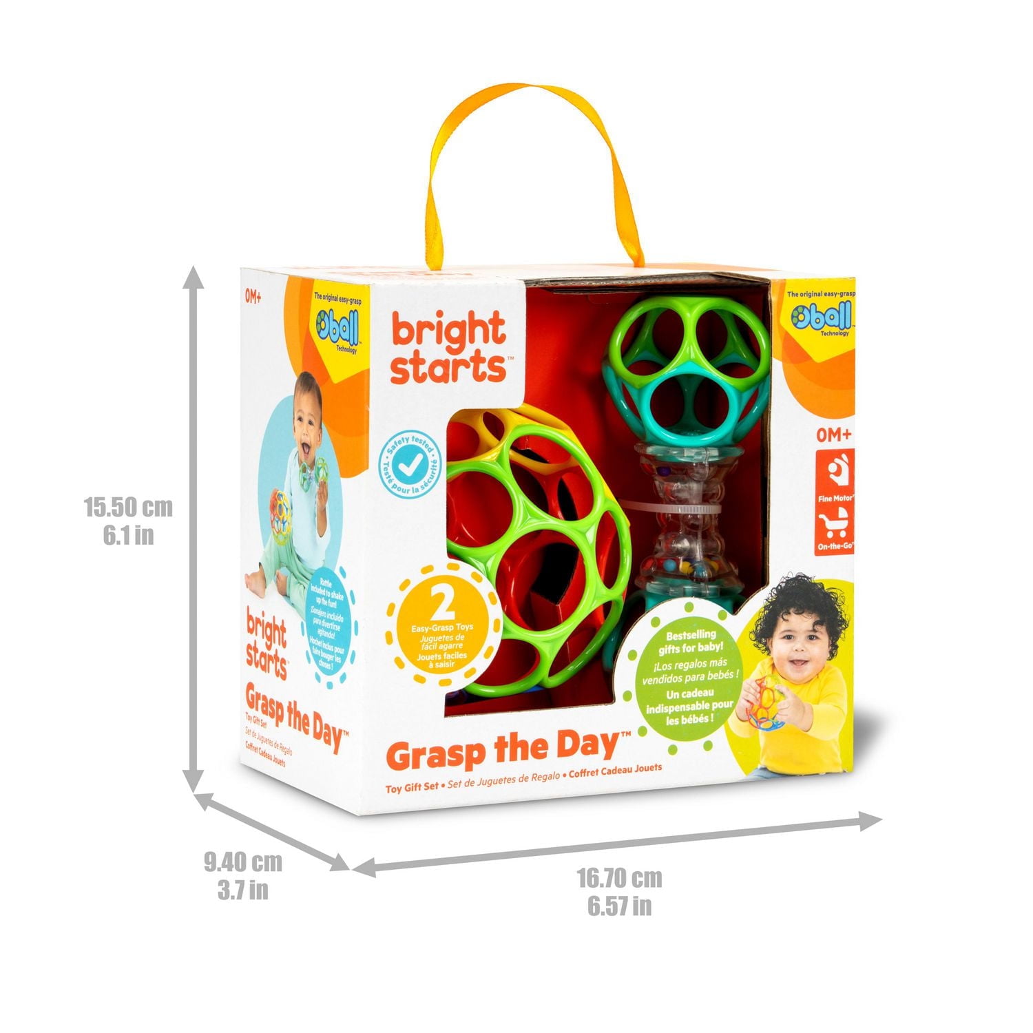 Click here for Bright Starts Oball Grasp The Day Toy Gift Set 5.9... prices