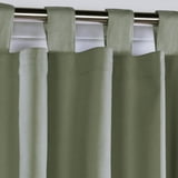 Winmate Insulated Cotton Tab Top Curtain Panel - Pair each 40" x 84" in ...