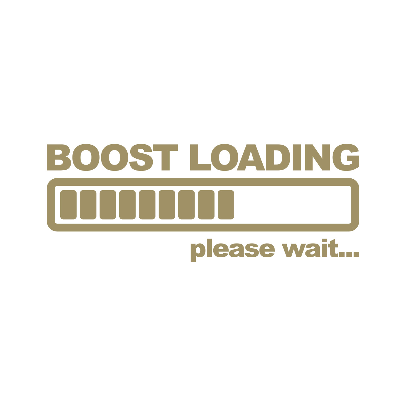 Boost Loading Sticker Decal Die Cut - Self Adhesive Vinyl ...