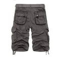 jsaierl Cargo Shorts for Men Plus Size Multi Pockets Shorts Outdoor ...