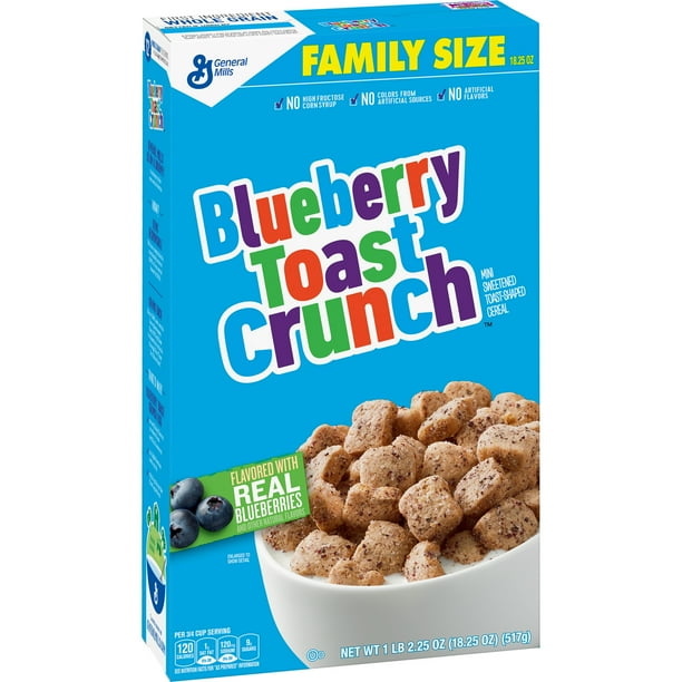 Blueberry Toast Crunch, 18.25 oz - Walmart.com - Walmart.com