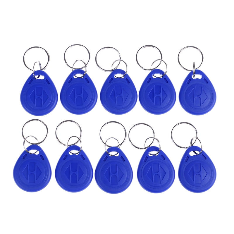 10Pcs TK4100 keychains 125KHZ RFID proximity id card token tags key ...