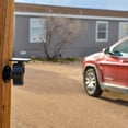Solar-powered driveway security alarm, long detection range, loud siren ...