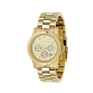 Michael Kors Women's Slim Runway Gold-Tone Watch 42mm MK3179 - Walmart.com