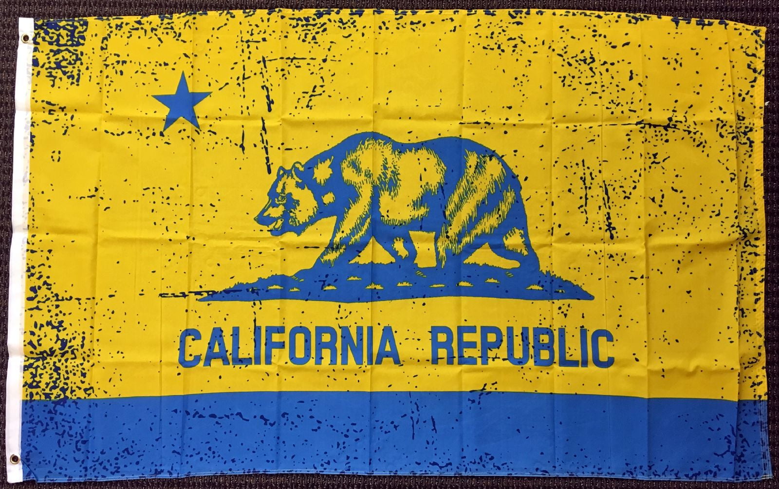 3x5 Gold and Blue California State Flag Republic CA Outdoor Garden ...