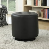 Coaster Tufted seat Swivel Ottoman - Walmart.com