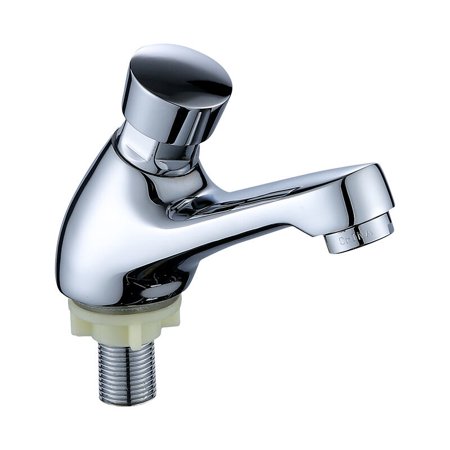 Sink Faucet - Ktchen Chrome Bathroom Faucet, Automatic Closing, Water ...