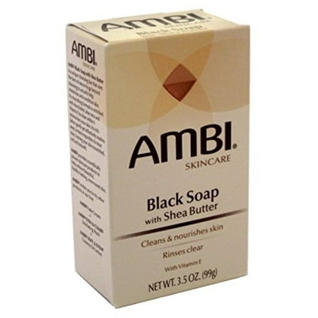Ambi Skincare Black Soap with Shea Butter, 3.5 Oz (Pack of 6) | Walmart ...