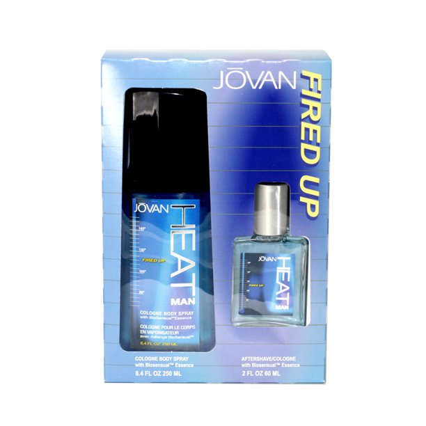 Jovan Heat Man Fired Up 2 Pc. Gift Set ( Fired Up Cologne Spray 8.4 Oz ...
