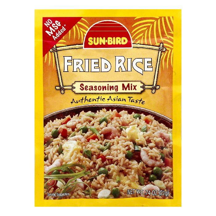 Sun Bird Fried Rice Seasoning Mix, 0.74 OZ (Pack of 24) - Walmart.com