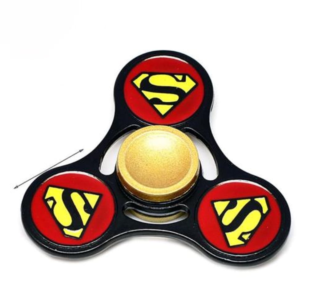 Superman Fidget Spinner Quality Bearings Performance Superhero - CE ...