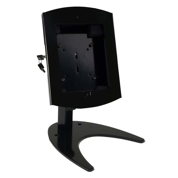 iPad Desk Mount, Locking Enclosure for iPad 2-4 and Air, Exposed "Home ...