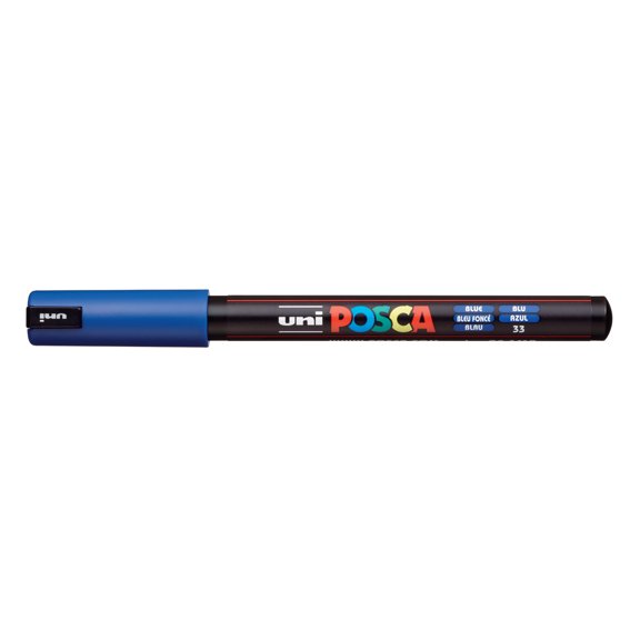 POSCA Paint Pen, PC-1MR Ultra-Fine Tip, White - Walmart.com