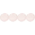 Party Creations Chevron & Polka Dots Dinner Plate, Classic Pink, 9", 8 ...