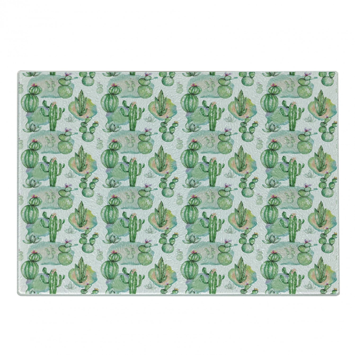 Cactus Cutting Board, Hand Drawn Style Art Different Cactuses ...