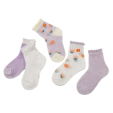 TeeHee Girls Toddler Kids Socks Cute and Fun Cotton Crew Socks 18 Pair ...