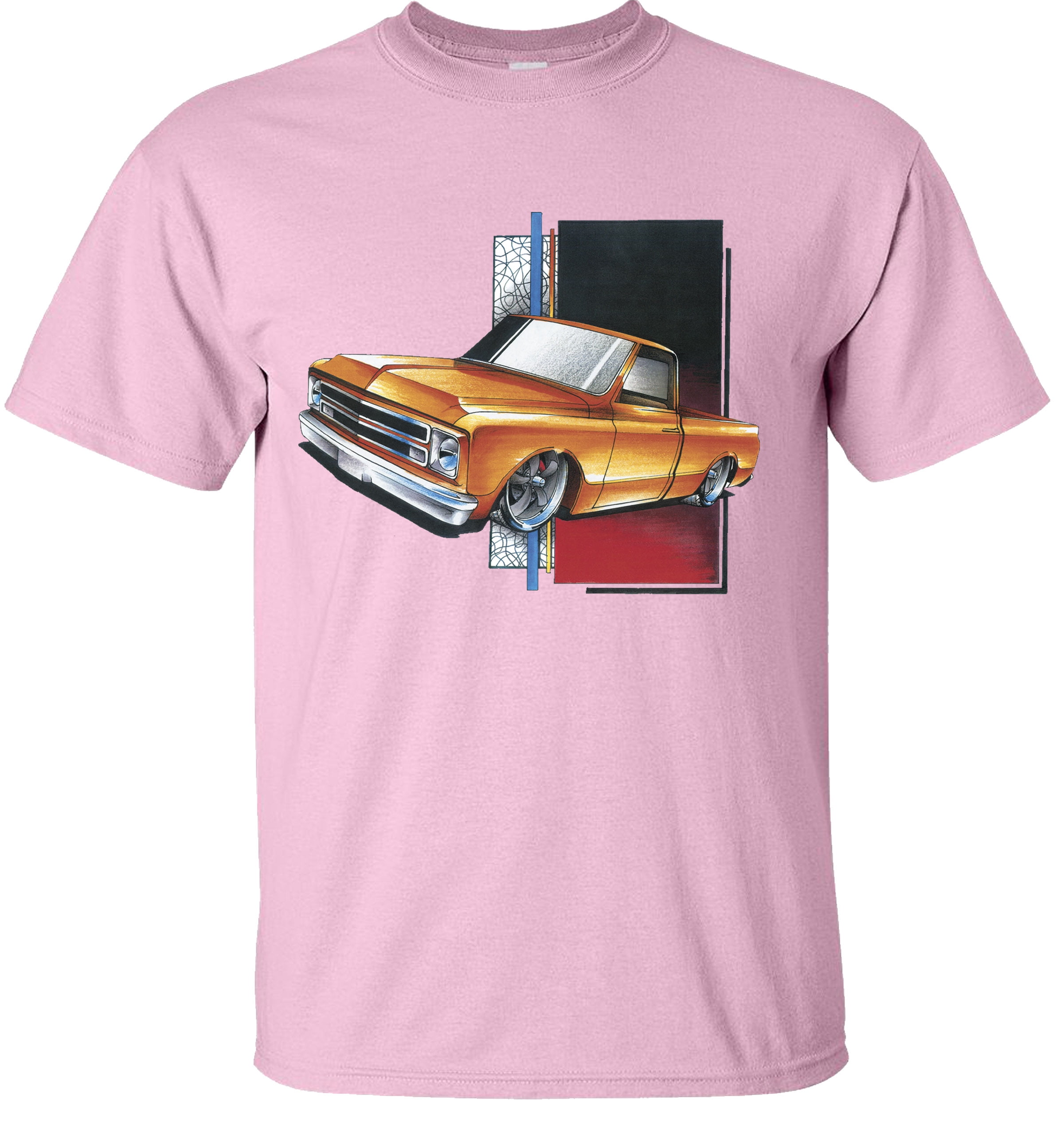 Fair Game C-10 Square Body Chevy Truck T-Shirt, orange chevrolet ...