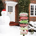 10pcs North Pole Yard Signs Christmas Lawn Outdoor Decoration for Xmas ...