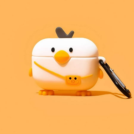 Compatible with Airpods Case, Silicone 3D Cute Animal Penguin Chicken ...