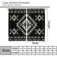 Aztec Blackout Curtains, Abstract Geometric Vintage Bohemian Country ...
