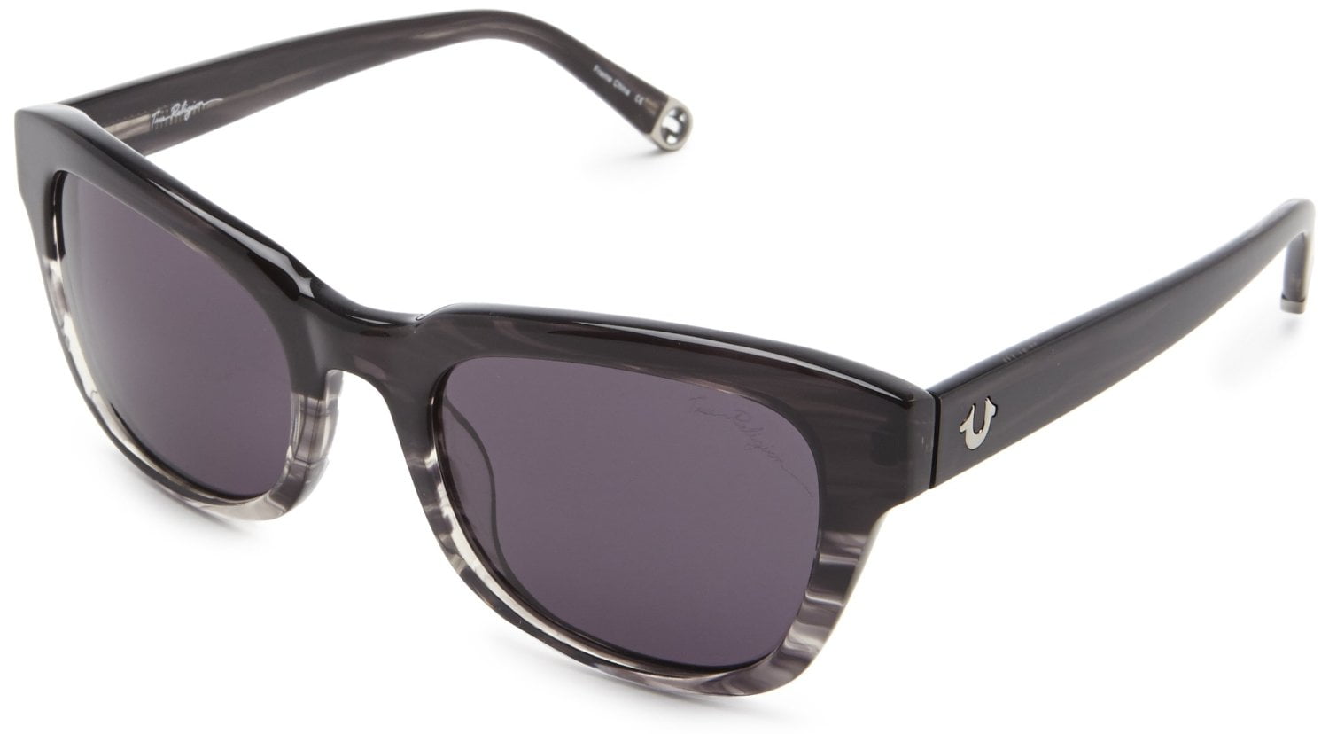True Religion Sunglasses Heather Rectangular Sunglasses,Grey Crystal ...