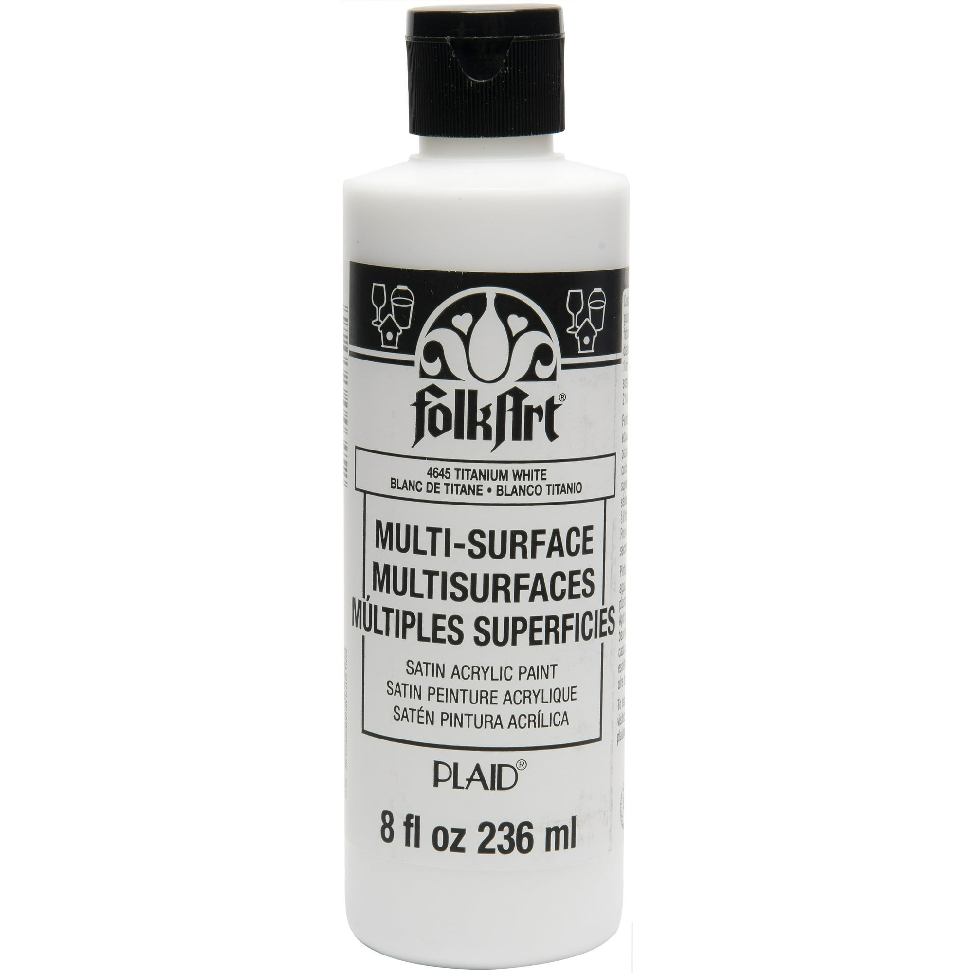 Click here for Plaid Folkart Multi-Surface Paint 8oz-Titanium Whi... prices