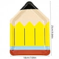 10 Pack Pencil Shaped Disposable Paper Plates Campus Season Party Snack ...