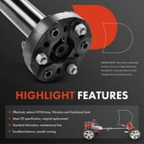 A-Premium Rear Complete Drive Shaft Prop Shaft Driveshaft Assembly ...