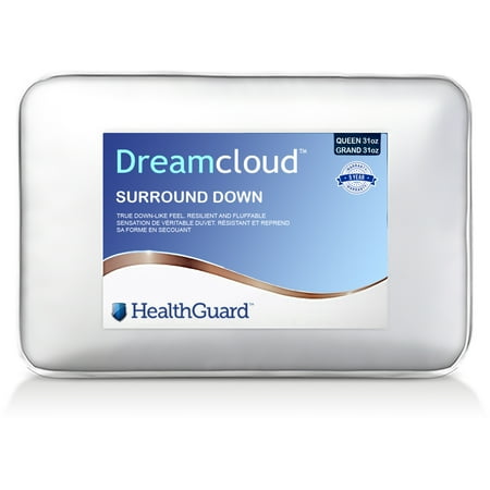 HealthGuard Dreamcloud Surround Down Water Fowl Queen Pillow - Walmart.ca
