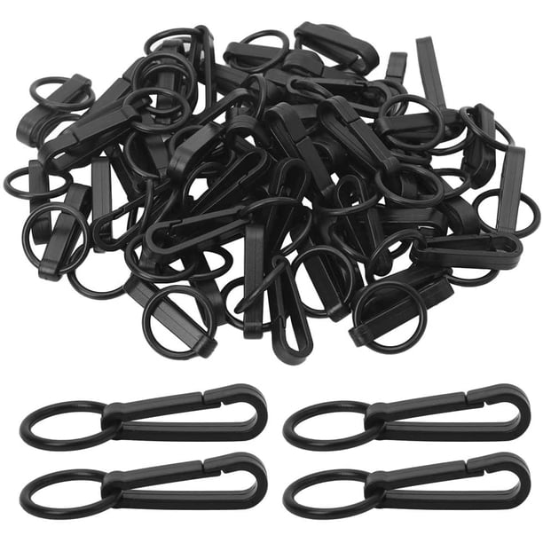 50 Pieces Plastic Snap Hooks Little Mitten Hook Backpack Hanging Clips ...
