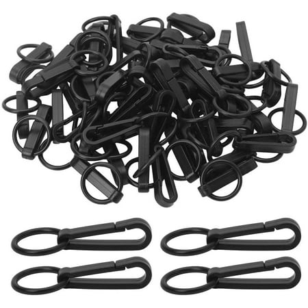 50 Pieces Plastic Snap Hooks Little Mitten Hook Backpack Hanging Clips ...