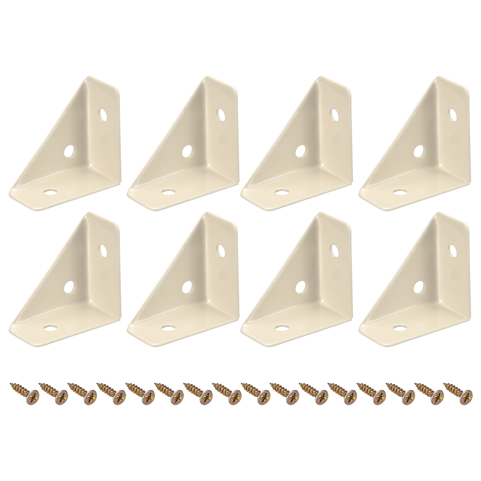 8Pack Angle Corner Brackets 38mm x 38mm, Cold Rolled Steel Braces ...