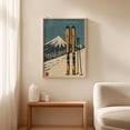 Affixzi Vintage Ski Mountain Snow Landscape Art Poster for Home Decor ...