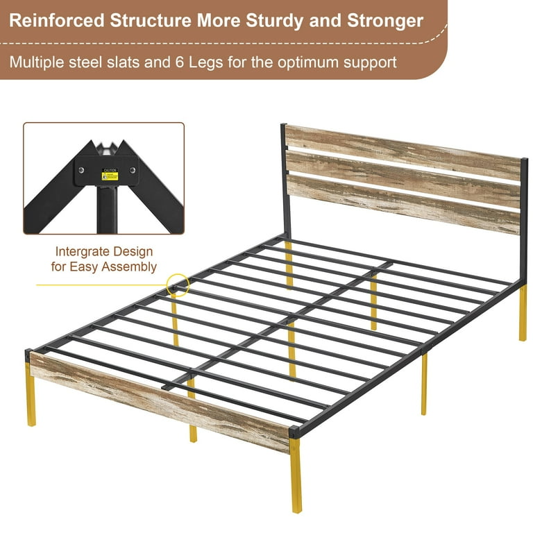 Sonoma metal and wood platform bed store