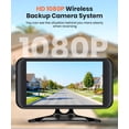 W5 Backup Camera: 4.5" 1080P Dual- , Easy Installation, Signal, IP69K ...