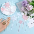 12 Sets Christmas Plastic Cake Toppers Cake Insert Cards for Cake ...